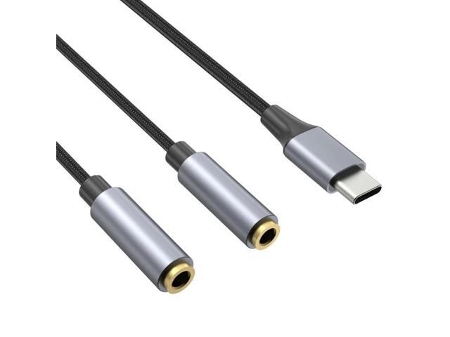 Click here for Type C to Dual 3.5mm Jack AUX USB C Male to 3.5 Fe... prices