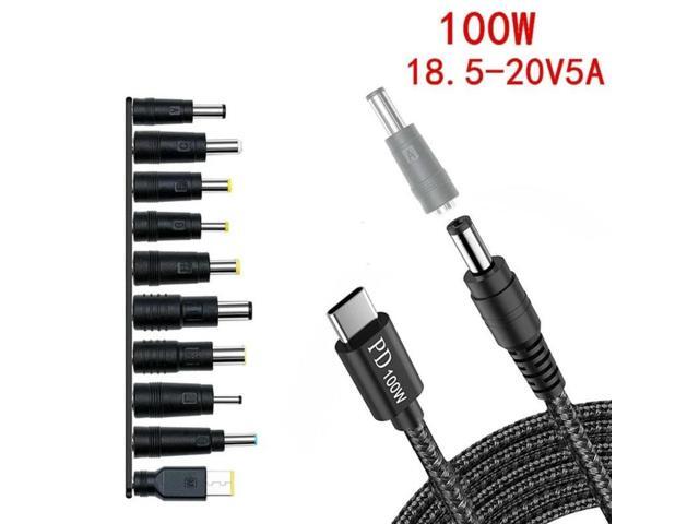 Click here for 100W TypeC DC Power Adapter Kits Universal 5.5 mm... prices