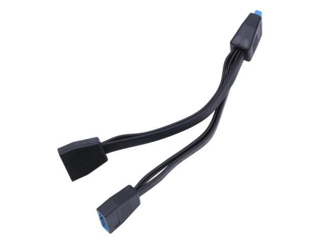 Click here for USB 3.0 Header Extension Cable 19/20 Pin 1 to 2 Y... prices