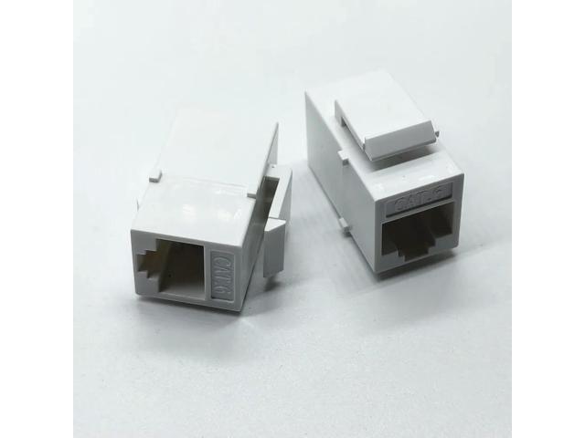 Click here for 2pcs CAT6 RJ45 Keystone Jack Female Coupler Insert... prices