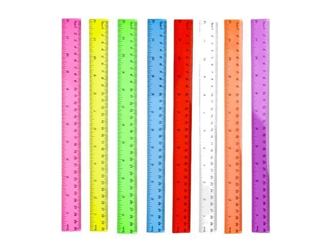 Click here for 8 Pack Transparent Plastic Ruler with Centimeters... prices
