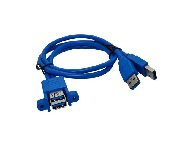 Click here for Double 3.0 USB Male-To-Female Extension Cord With... prices