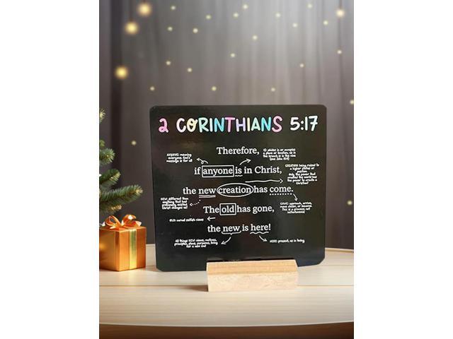 Click here for 52 Scripture Cards with Wooden Stand Bible Verse C... prices