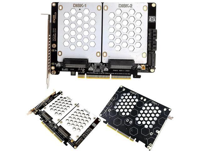 Click here for U.2 Dual Drive Adapter Card with LED Indicator 2.5... prices