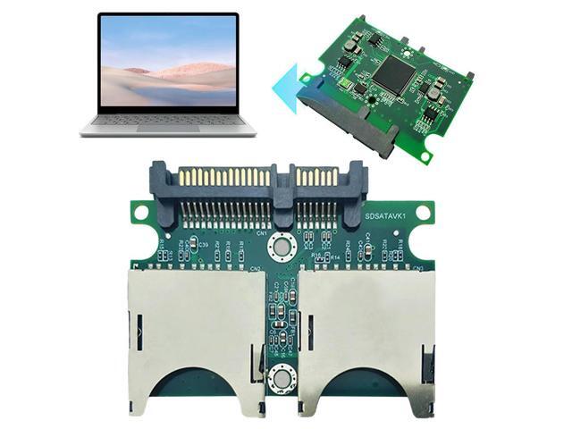 Click here for 2Port Dual SD Memory Card To SATA SDD Card Adapter... prices