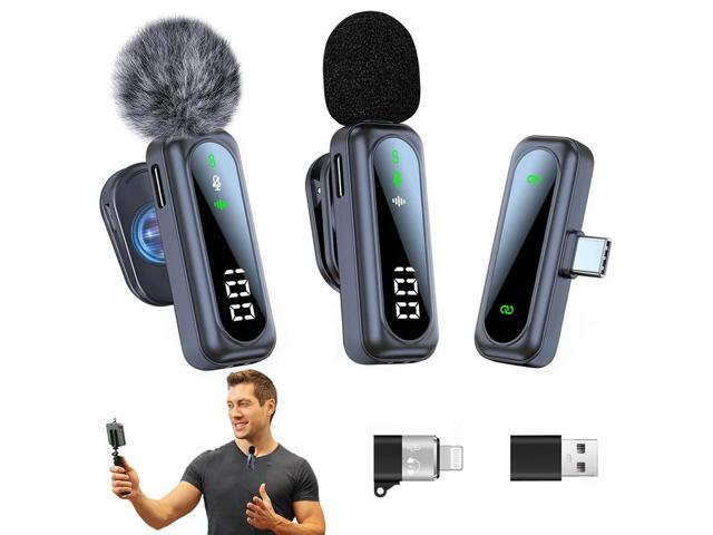 Click here for 2 Pack Wireless Microphone with Noise Cancellation... prices
