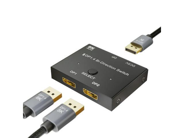 Click here for 8K DisplayPort Switch 2 in 1 Out DP 1.4 Bi-Directi... prices