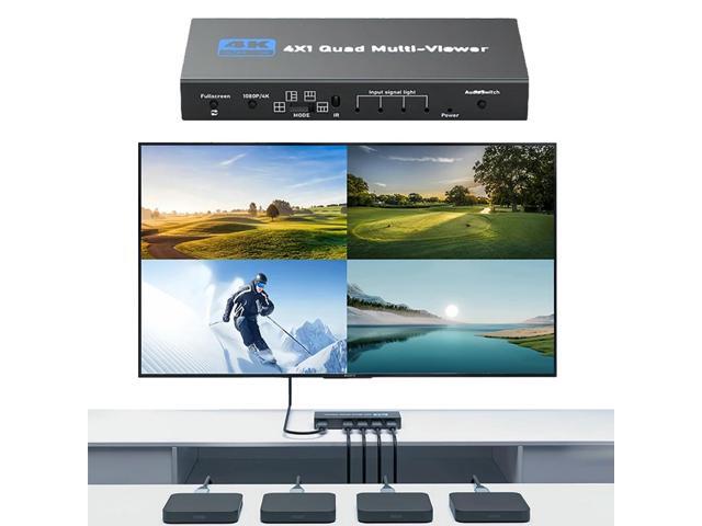 Click here for 4K HDMI-Compatible Switcher 4 in 1 Out Quad Multi... prices