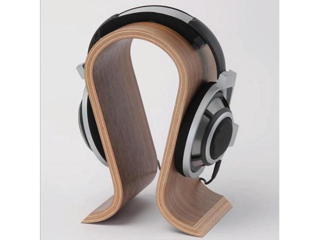Click here for U Shape Headphone Holder Walnut Wooden Desk Displa... prices