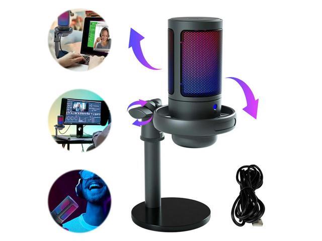 Click here for USB Computer Microphone RGB PC Mic with Pop Filter... prices