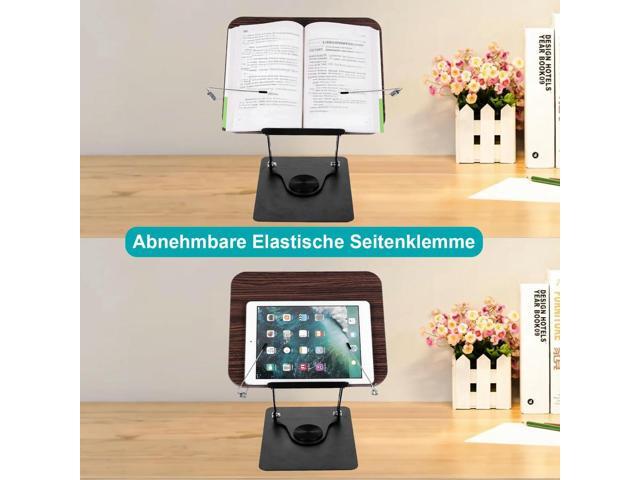 Click here for Reading Book Stand Wooden Book Holder with Side Cl... prices