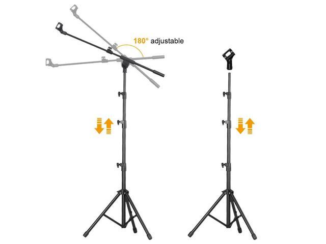 Click here for Floor Mic Stand Tripod Boom Arm Mic Holder with Ca... prices