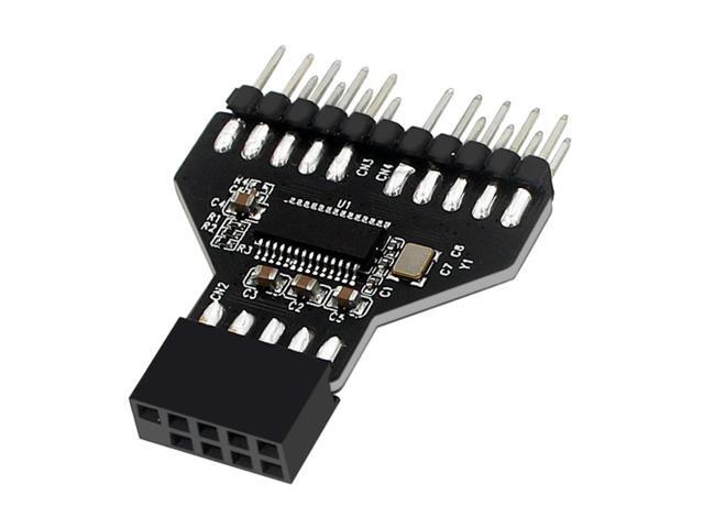 Click here for Motherboard USB2.0 9Pin Header Splitter USB2.0 9 P... prices