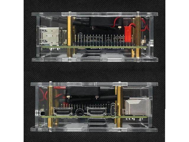 Click here for For Orange Pi 5 Max Transparent Acrylic Shell Fan... prices