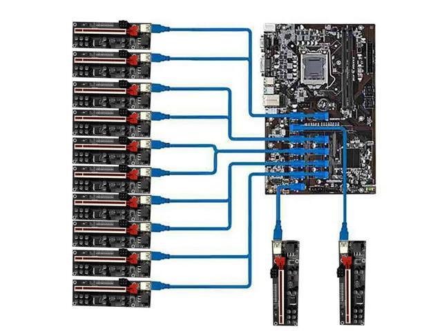 Click here for VER011 PRO Riser Card PCI-E 1X To 16X USB3.0 6PIN... prices