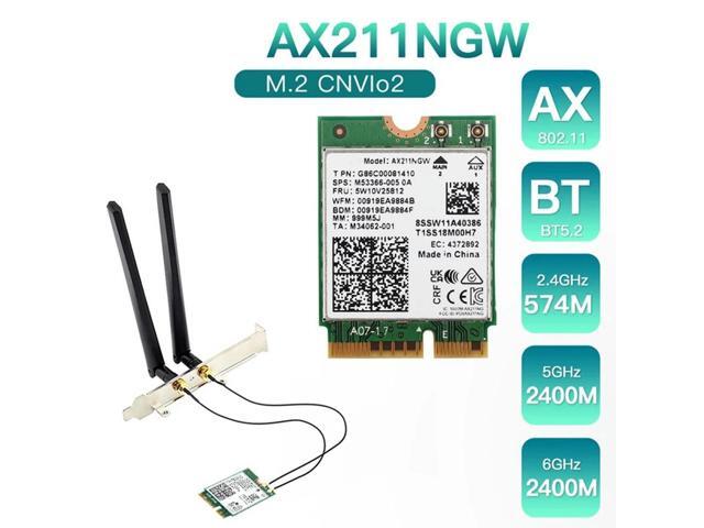 Click here for Wireless Network Card AX211NGW+Dual Antenna 6E M.2... prices