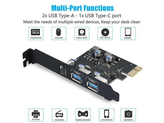 Click here for USB PCIE Card 18W Power Delivery  PCI Express 3 Po... prices