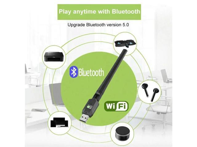 Click here for 600Mbps USB Bluetooth 5.0 Adapter 2.4G 5Ghz Wi-Fi... prices