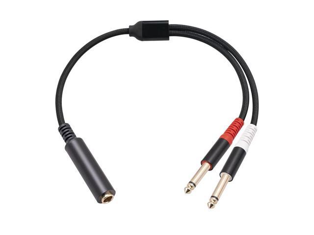 Click here for 1/4 TRS To 1/4 TS Stereo To Single Track Audio Cab... prices