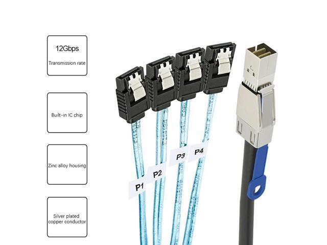 Click here for Mini SAS HD SFF-8644 To 4 X SATA 7Pin Hard Disk Ca... prices