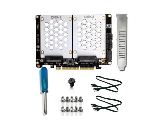 Click here for U.2 Dual-Disk Adapter Card Dual-Disk SFF8639 U.2 N... prices