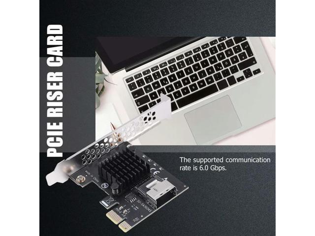Click here for PCIE Riser Card PCIE 1X To Mini SAS SFF-8087 SATA3... prices