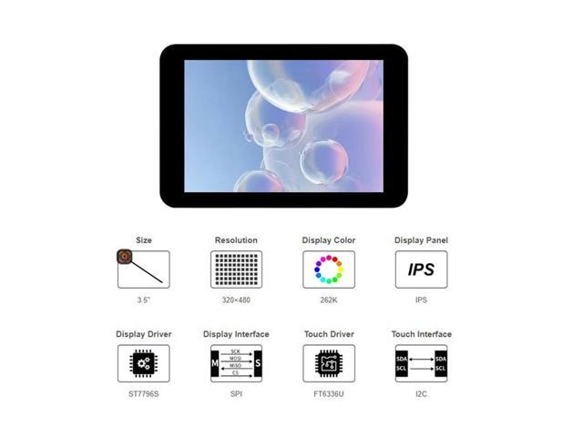 Click here for ESP32 3.5 -Inch LCD Capacitance Touch Display ST77... prices