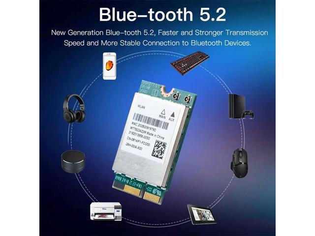 Click here for 6E MT7922 M.2 Wireless Card 5374Mbps Bluetooth 5.2... prices
