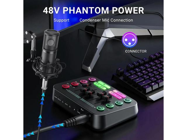 Click here for 48V X1PRO Bluetooth Audio Mixer with M8 Microphone... prices