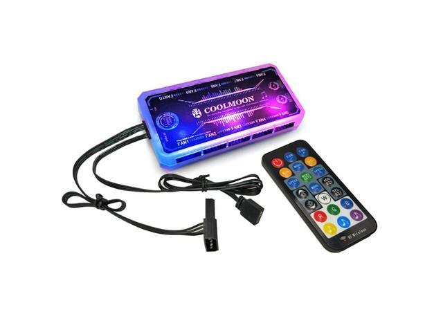 Click here for RGB Fan Controller 12cm Remote Control Computer Ca... prices