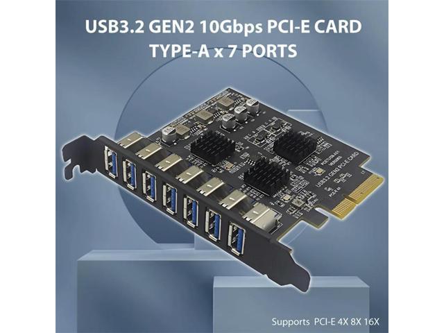 Click here for USB3.2 GEN2 10Gbps Pcie Expansion Card TYPE-A PCI-... prices