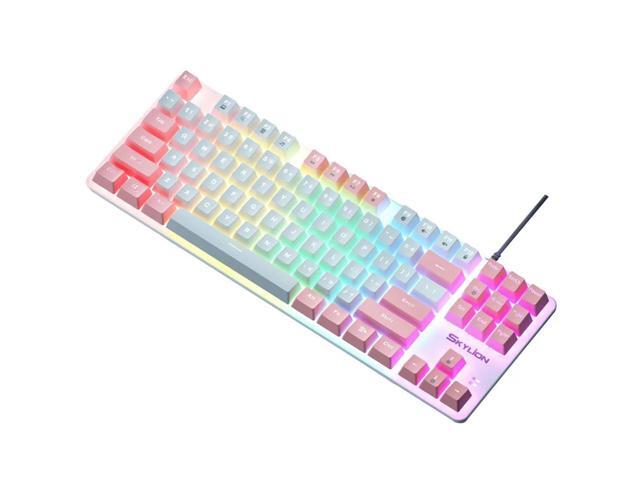 Click here for 87 Key Mechanical Keyboard Green Axis Gaming Keybo... prices