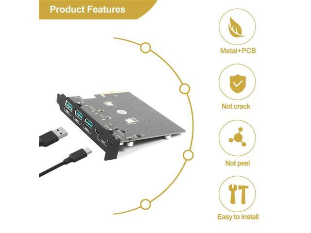 Click here for Pcie To USB 3.2 Gen 2 Card With 10Gbps Bandwidth 5... prices