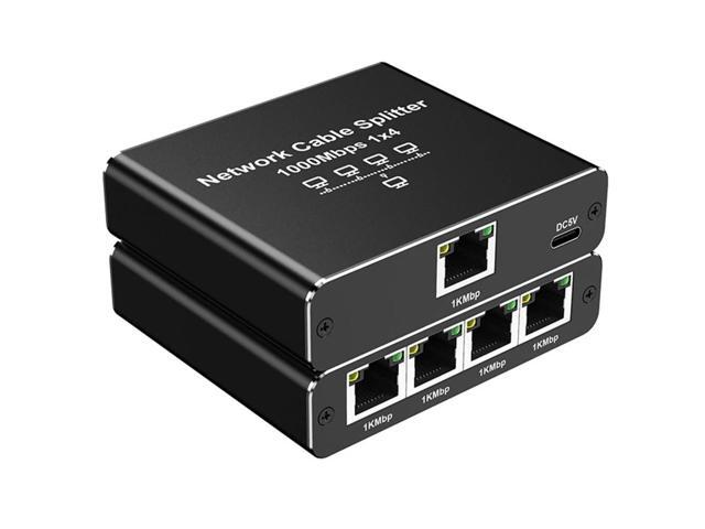 Click here for 1 To 4 Gigabit Ethernet Splitter with USB Power Ca... prices