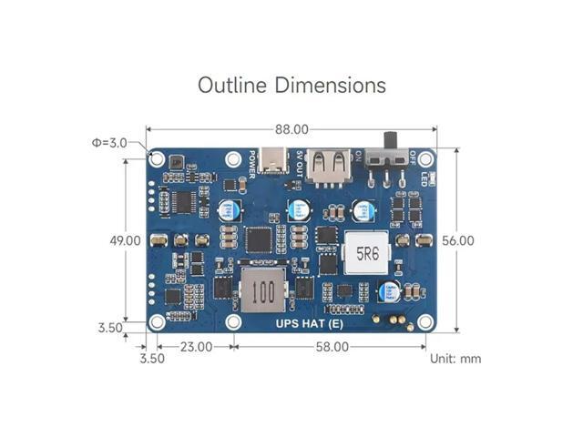 Click here for UPS HAT (E) For Raspberry Pi 5/4B/3B+  Bi-Directio... prices