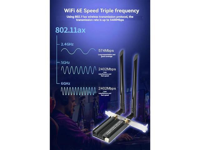 Click here for 6E Pcie Wireless Network Card 5374Mbps Bluetooth 5... prices