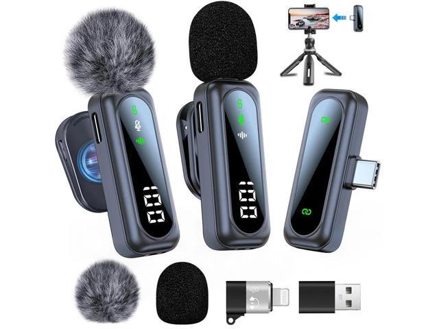 Click here for 2 Pack Wireless Lavalier Microphone with Noise Can... prices