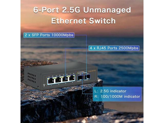Click here for Unmanaged Ethernet Switch 2.5G With 4 X 2.5G Base-... prices