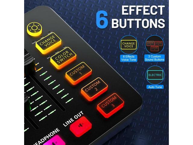 Click here for Sound Card Audio Mixer Rechargeable Audio Interfac... prices