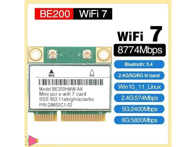Click here for 7 BE200 PCIE Adapter Bluetooth 5.4 Tri-Band 2.4G/5... prices