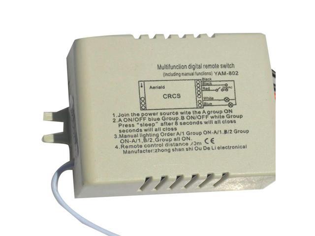 Click here for 2X Wireless On/OFF 2 Way 220V Lamp Remote Control... prices