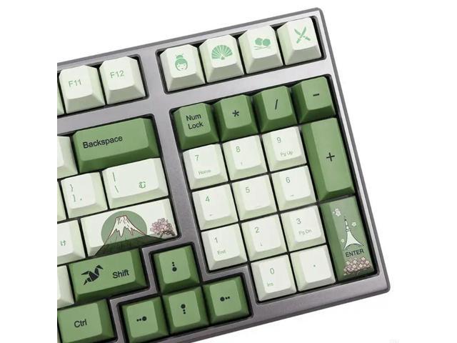 Click here for DIY Keyboard 127 for Key Keycaps Set OEM Matcha PB... prices