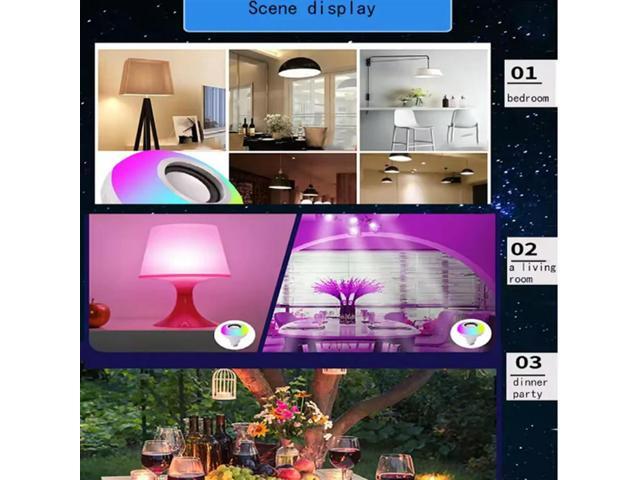Click here for E27 RGB Wireless Bluetooth Speaker Bulb Music Play... prices