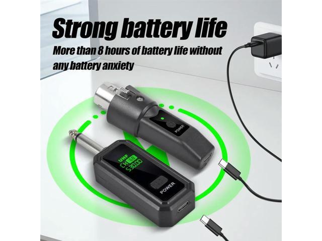 Click here for Wireless Microphone 6.35Mm UHF XLR Adapter Transmi... prices