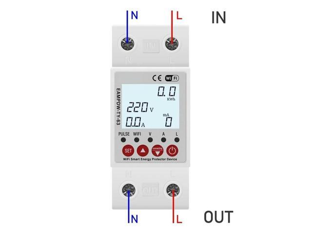 Click here for 2P 63A TUYA Protector Relay Device Switch Breaker... prices