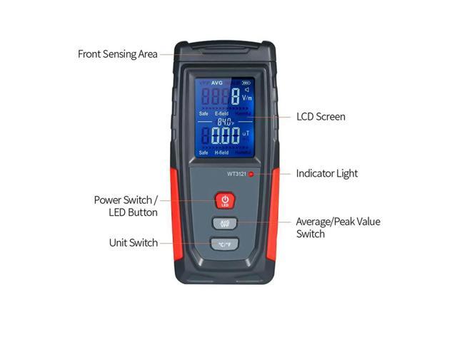 Click here for 2X EMF Meter USB Rechargeable  Radiation Detector... prices