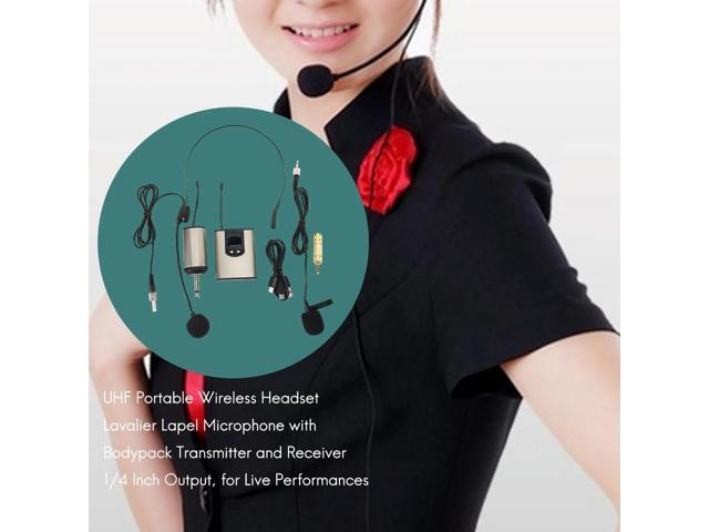 Click here for UHF Portable Wireless Headset/ Lavalier Lapel Micr... prices