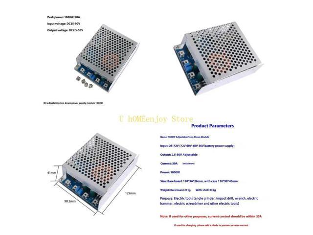 Click here for MultiPurpose 50A 1000W Power Converter Module Comp... prices