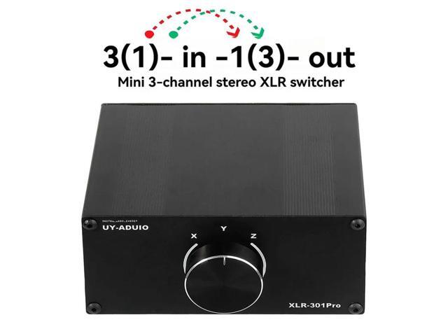Click here for XLR 3-Male 1-Female 3-Way Passive Stereo Audio Swi... prices