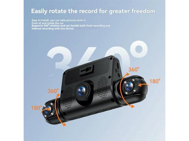 Click here for 360° Car Dash Cam 4 Channels Video Recorder 1080P... prices